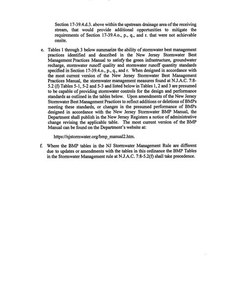 Stormwater Management Plan Borough Of Mount Arlington