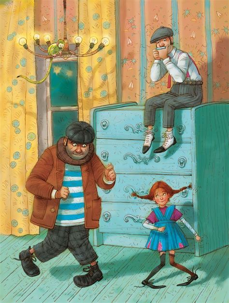 Читать онлайн электронную книгу Пеппи Длинныйчулок Pippi Longstocking Как к Пеппи забираются