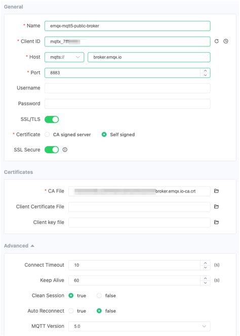 [help] ca crt with mqtt5 using mqttx