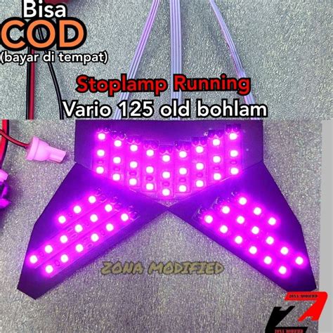 Jual Stoplamp Running Honda Vario 125 Old Bohlam Techno Shopee Indonesia
