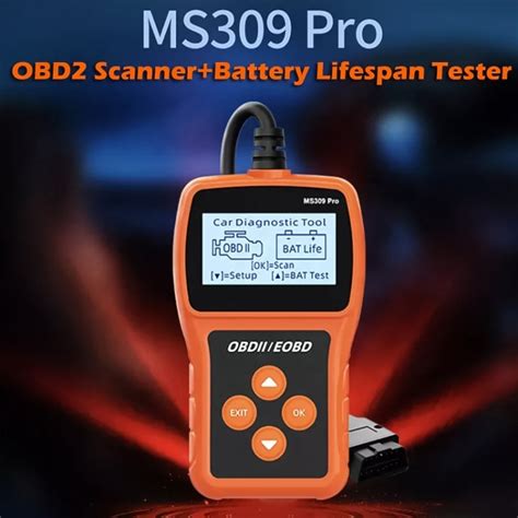 Scanners Ms309 Pro Car Fault Detector Obd2 Eobd Scanner Code Reader