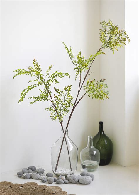 데코 대형 남천 나무 나뭇 가지 고급 조화 생화같은 실내 조경 인테리어 식물