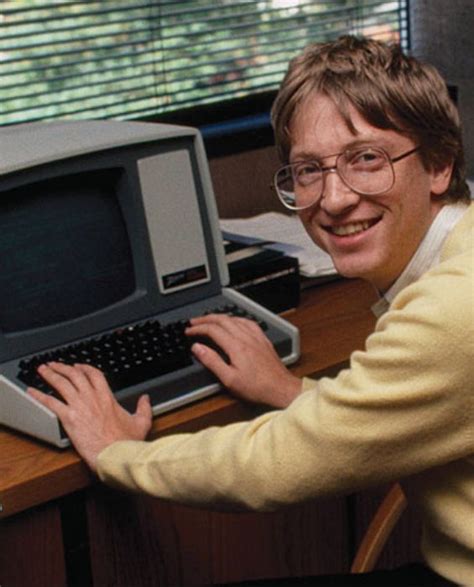 Bill Gates Young Desmotivação Citações Sobre Pensamento Gatos Estranhos