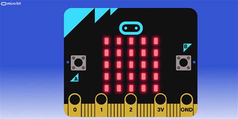 Microbit Programming Showing A Running Pixel On The Led Microbit