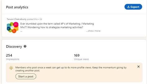 tanusri chakraborty on linkedin consistency is key to social media