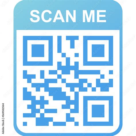 Plakat Qr Code Colorful Frame For Scanning Scan Me Phone Tag Template Of Qr Code For Mobile