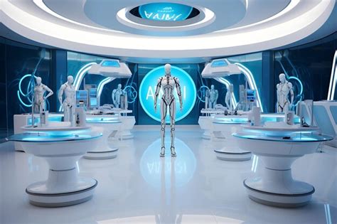 Premium Photo Photoshoot Of AI Augmented Healthcare Showcasi Ai Ethics Data Privacy Concept