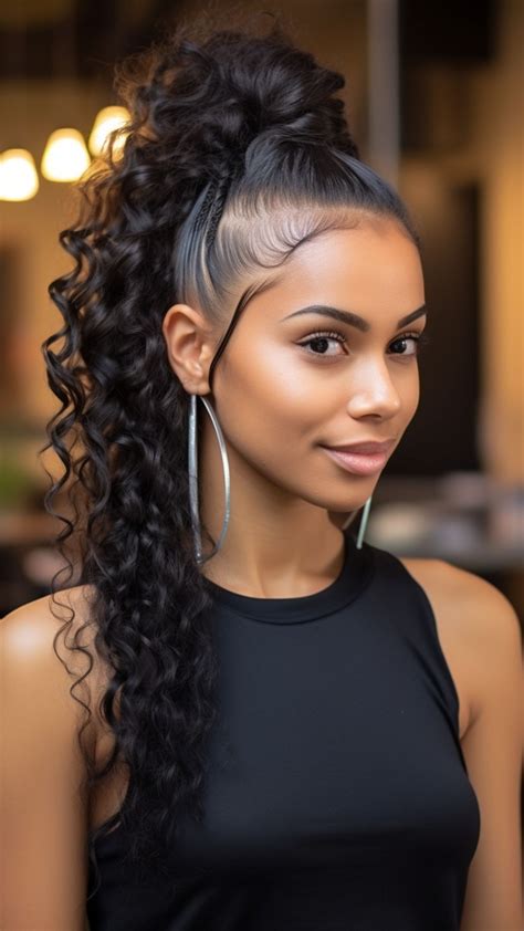 Curly Ponytail Weave Artofit