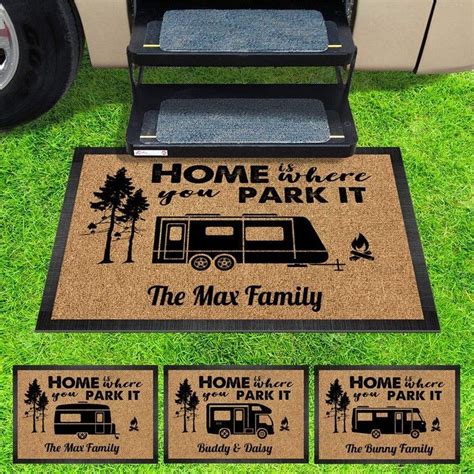 Making Memories One Campsite Outdoor Doormat For Camper Rv Camping
