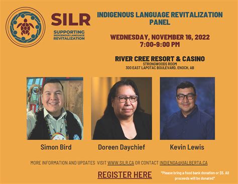 Indigenous Language Revitalization Panel November 16 2022 Supporting Indigenous Language
