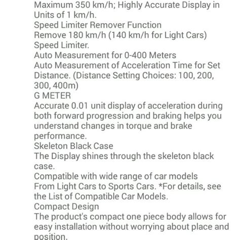 Pivot Speed Meter Car Accessories On Carousell