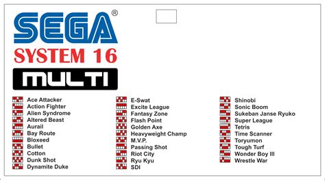Sega System 16 Multi Case By Nnap Download Free Stl Model