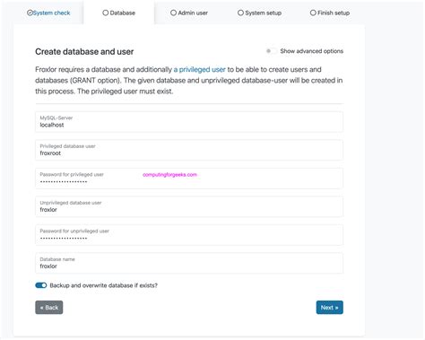 Install Froxlor Server Management Panel On Ubuntu 2204 Computingforgeeks