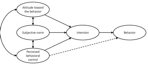 Theoretical Framework Of Planned Behavior Download Scientific Diagram