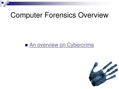 PPT Computer Forensics PowerPoint Presentation Free Download ID