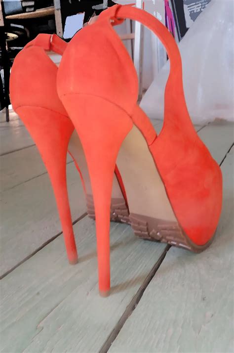 Orange Plattform Heels 17 Pics Xhamster