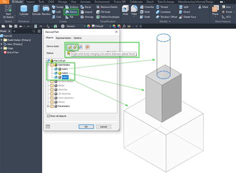 Solved Extracting Multiple Bodies From A Part And Merging Them In A