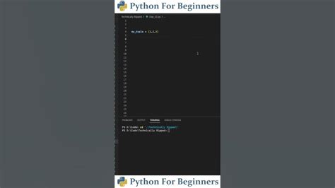 Introduction To Tuples Python For Beginners Youtube