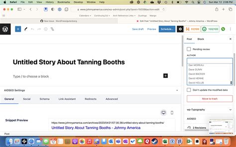 Author Dropdown On Edit Post Page Does Not Show All Authors · Issue