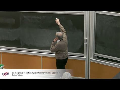 Free Video On The Group Of Real Analytic Diffeomorphisms Lecture 1