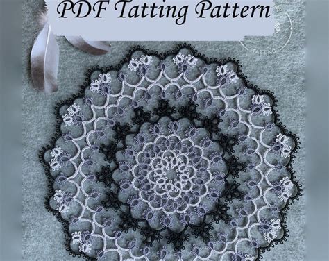 Pdf Shuttle Tatting Pattern Doily 3 Etsy