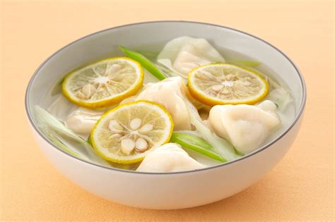 ねぎ塩ゆずのヘルシー水餃子スープ｜株式会社イートアンドフーズ