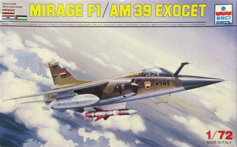 Esci 9063 Mirage F1 Am 39 Exocet 172 Scale Model