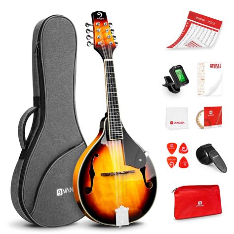 Mandolin Musical Instrument A Style Acoustic Mandolin Instrument Kit Italian 8