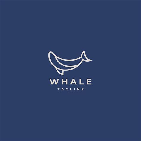 Premium Vector Whale Logo Design Icon Vector