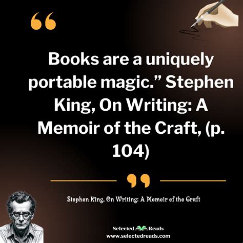 Best Stephen King On Writing Quotes With Page Numbers Selected Reads