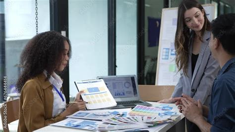 Ux Developers And Ui Designers Brainstorm Prototype Layouts For Mobile