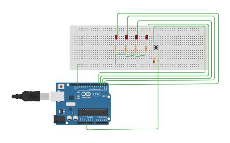 Circuit Design While Loop Tinkercad