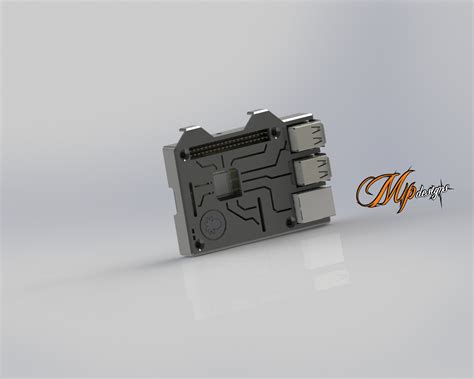 Raspberrypi 3 Case By Mp3d Download Free Stl Model