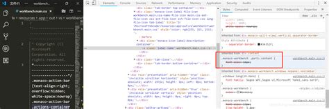 Vscode修改左侧窗口字体大小monaco Workbench Partcontent Csdn博客
