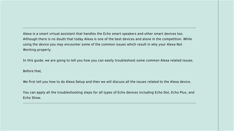 PPT Why Alexa Echo Not Working Alexa Wont Turn On Call Now PowerPoint