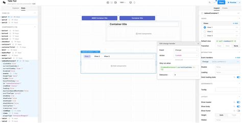 Run Query On Container Tab Select Option 💬 Feature Requests Retool