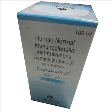 Human Normal Immunoglobulin For Intravenous Use Ip For Hospital