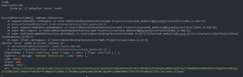 Deferreply Throws 404 Unknown Interaction · Issue 8789 · Discordjsdiscordjs · Github
