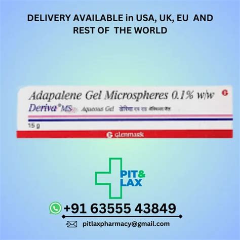 Deriva Ms Aqueous Gel At ₹ 301 Piece Adapalene Gel In Surat Id