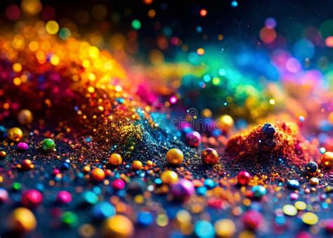 Stunning Macro Photography Microscopic Particles Pulsating With Inner Light In A Dark Field