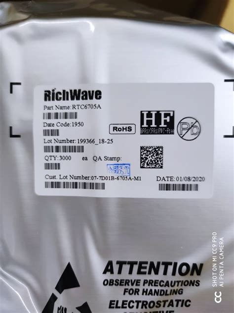 厂家热卖 Rtc6705a 5 8g射频无线模拟视频传输芯片原装现货可直拍 阿里巴巴