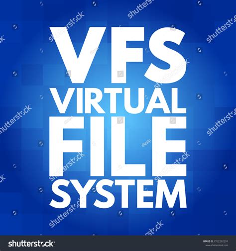 Vfs Virtual File System Abstract Layer Stock Vector Royalty Free 1762292291 Shutterstock