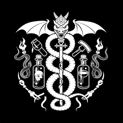 Premium Photo Legendary Basilisk Cabal Symbol Logo With A Basilisk Coiled Creative Logo Design