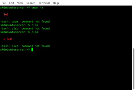 Bash Insulter Secuencia De Comandos Que Insulta Al Usuario Cuando Escribe Un Comando Incorrecto