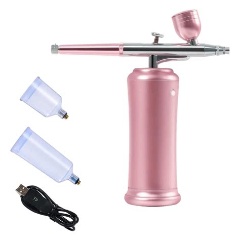휴대용 미니 안개 스프레이 키트 네일 아트 바버 케이크용 충전식 에어 브러시 페인트 스프레이가스총 Aliexpress