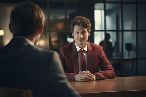 Premium Photo Portrait Of A Candidate Receiving Constructive Generative Ai