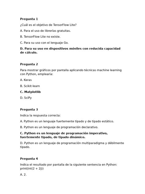 Test 2 Pdf Python Lenguaje De Programación Lenguaje De Programación