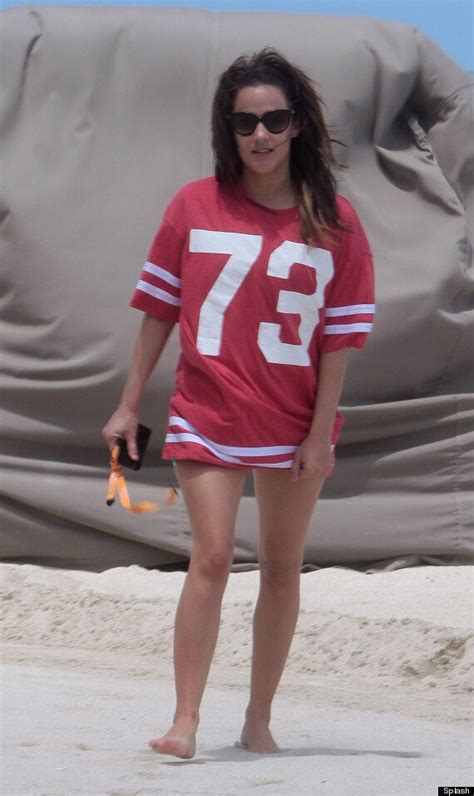 Caroline Flack Covers Up Her Hated Arms On Miami Beach Ahead Of