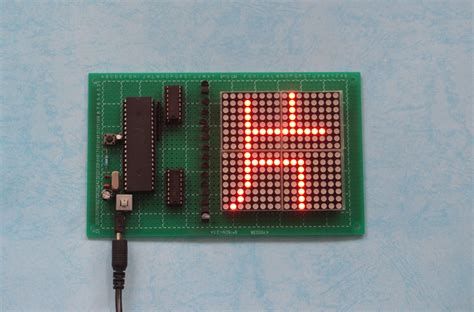 基于51单片机1616点阵屏设计 Led广告滚动屏移动显示diy电子套件虎窝淘