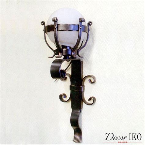Кованый уличный светильник LS-6 купить в интернет-магазине Decoriko